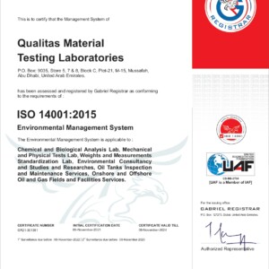 Certified testing lab in Dubai, UAE | EIAC| ENAS | ADNOC | ESMA